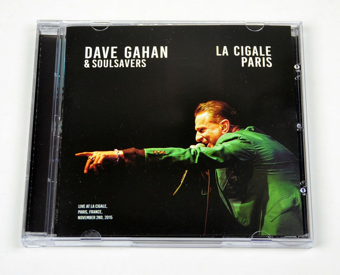 Dave Gahan & Soulsavers LIVE IN PARIS at LA CIGALE 2015 CD voice of depeche mode (компакт диск)