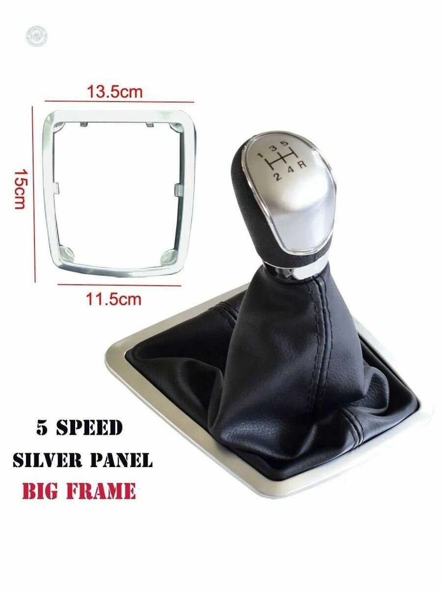 Кожаная ручка переключения передач 5/6 скоростей для Ford Focus 2 MK2 FL C-MAX MK3 MK4 MK7 Galaxy, рычаг HandBall с чехлом из кожи и ABS-пластика