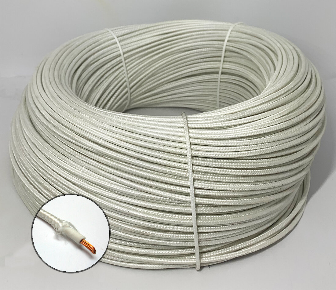 Проводник Термостойкий провод ркгм 1x6 мм2, 30м OZ272217L30
