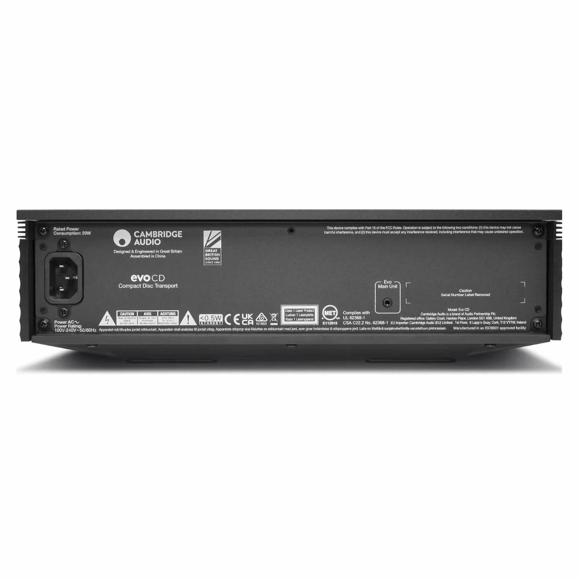 CD проигрыватель Cambridge Audio EVO CD Black — фото 1