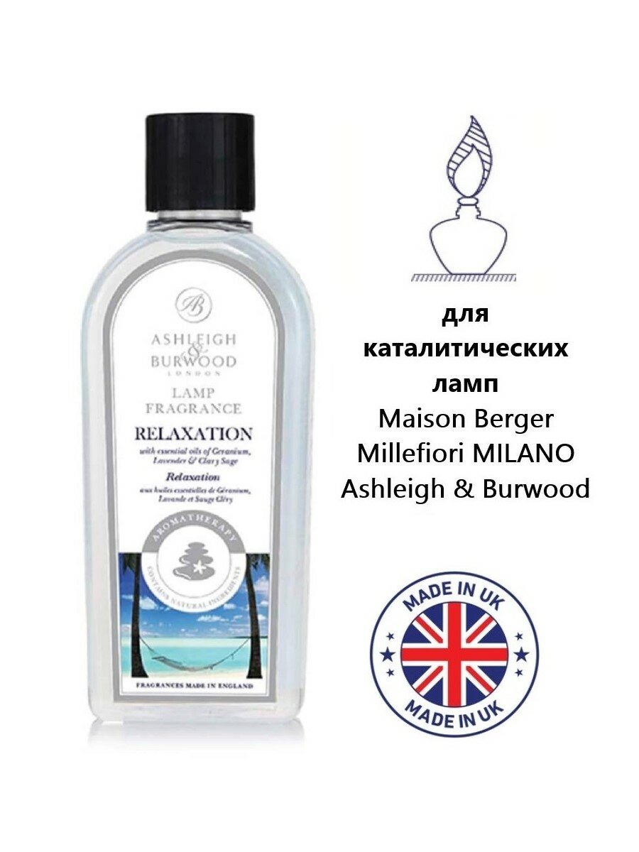 Аромат для каталитических ламп Ashleigh & Burwood, Maison Berger, Millefiori Milano "Релаксация" 500 мл.