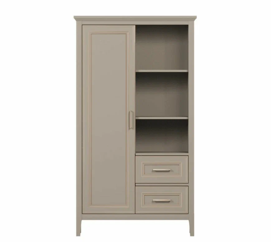 Тумба БРВ-Мебель Classic REG1D2S, 170 x 40.5 x 95 см, цвет: глиняный серый