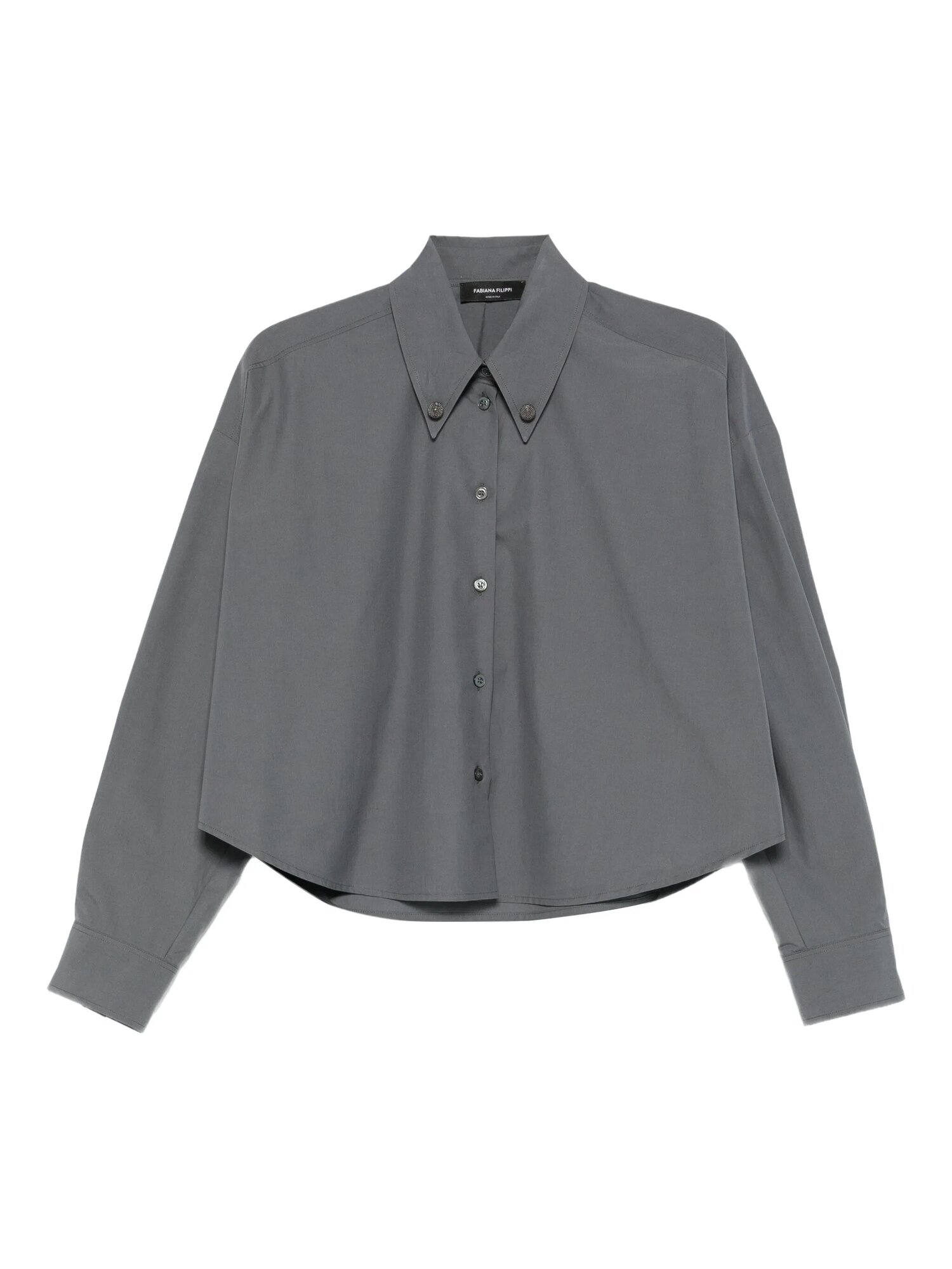 Рубашка Button-down cropped shirt