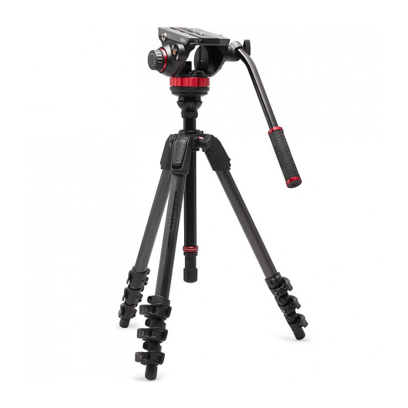 Manfrotto MVK502055XPRO3V штатив алюминиевый. MT055ХPRO + голова MVH502AH + колона 190LC