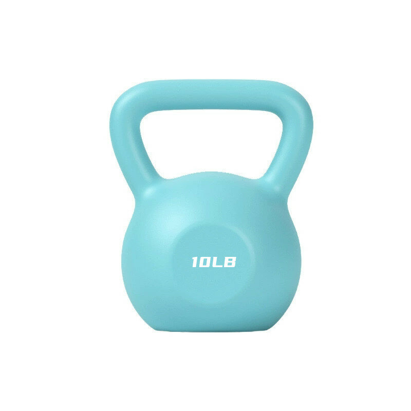 Гиря stylish and durable kettlebell weights for women and men, blue, 10 lb