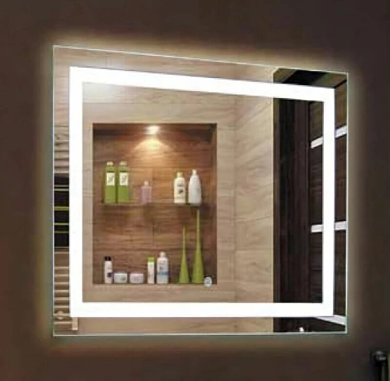 Зеркало Relisan Doris 800х600 Гл000024324 с подсветкой сенсорным выключателем