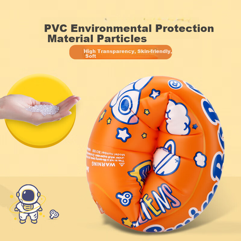 Swimbobo Kids Swimming Arm Floats Swim Ring Floatation Sleeves Children Swimming Gear Arm Floats Orange