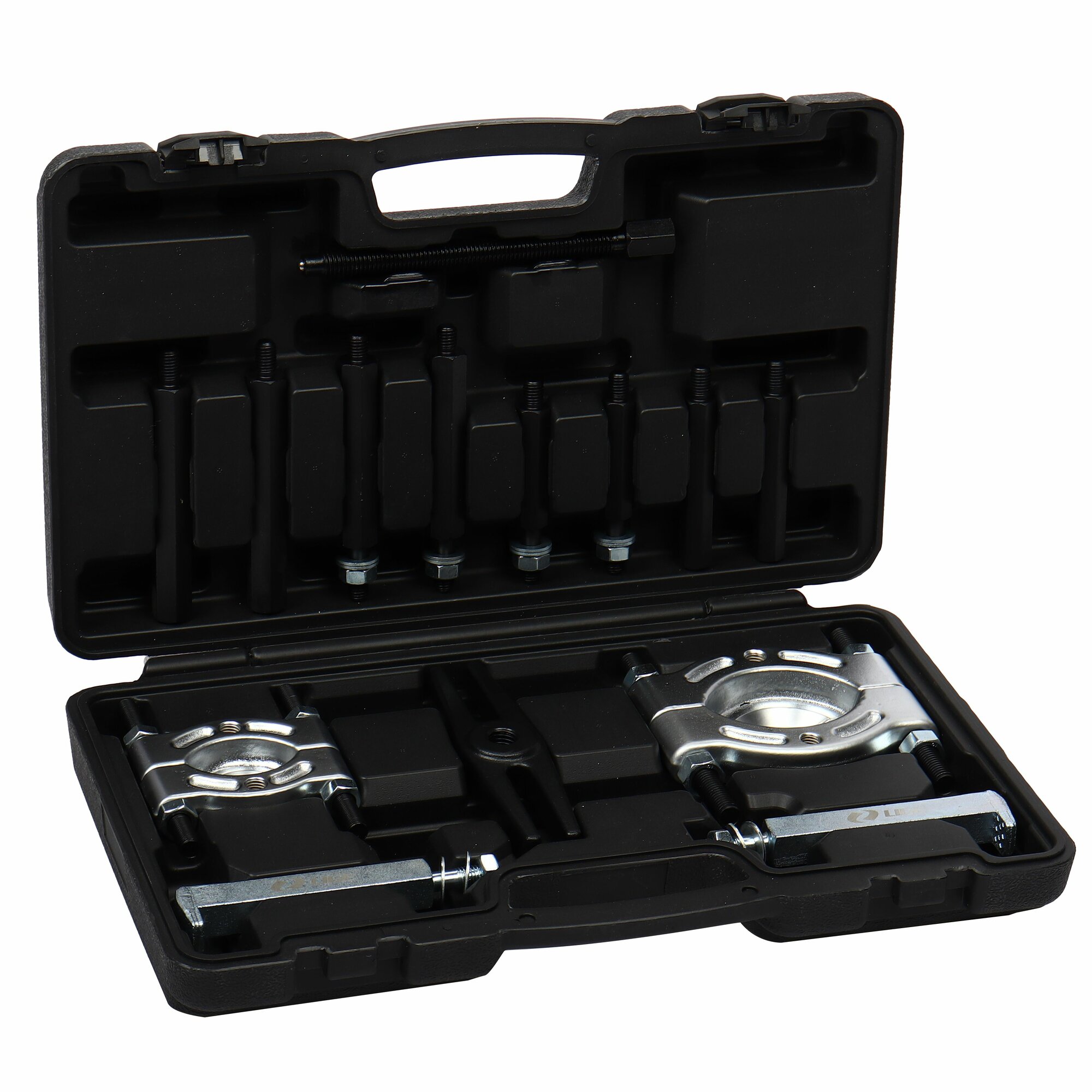 Набор съемников подшипников сепараторный 14пр. ( 25-50 мм; 45-75 мм; захвата: 30-105 мм; L-220 мм) в кейсе LG-94227 LIGE