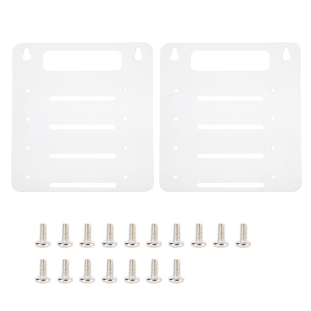 Прозрачный акрил 4 слой жесткий дисковый привод стойки настольный компьютер 3,5 дюйма HDD -лоток клетки