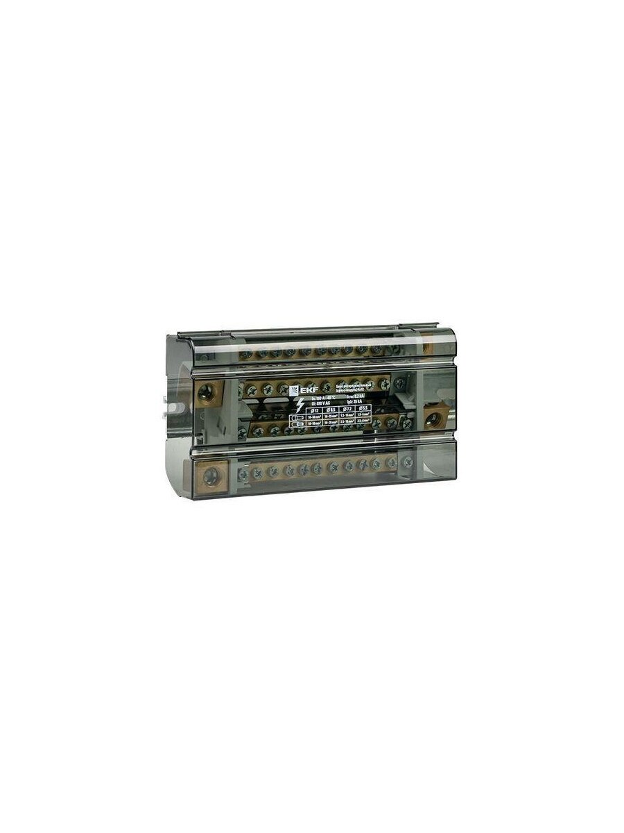 Блок распределительный (кросс-модуль) 160A (4x12) PROxima EKF db-160-4x12