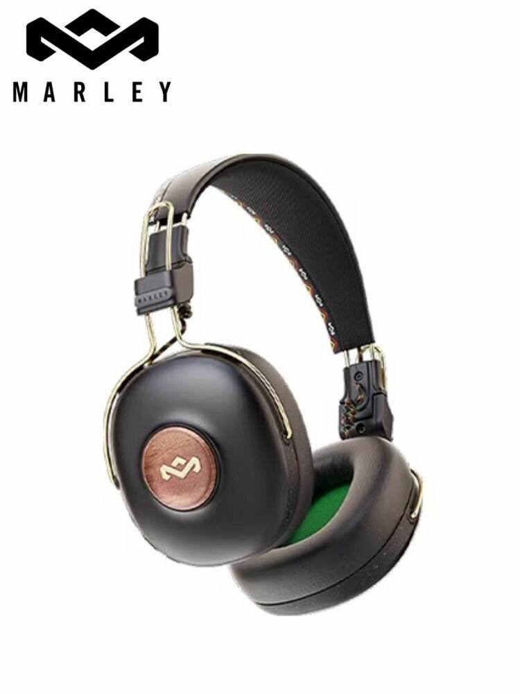 HOUSE OF MARLEY PVF Беспроводная Bluetooth-гарнитура, Устанавливаемая На Голову, Музыкальная Гарнитура