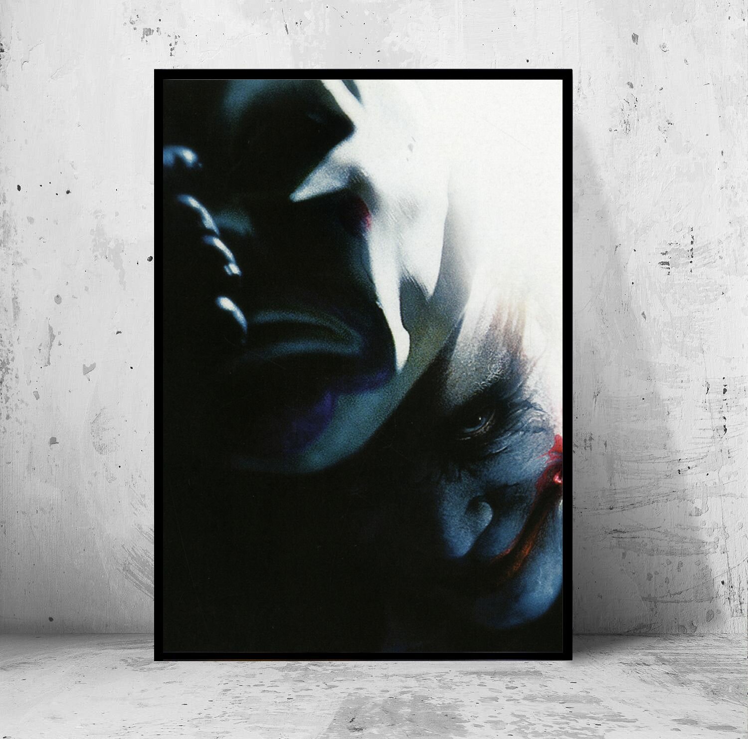 Плакат, постер Джокер, Joker (Хит Леджер, Heath Ledger) на бумаге, размер 21х30см