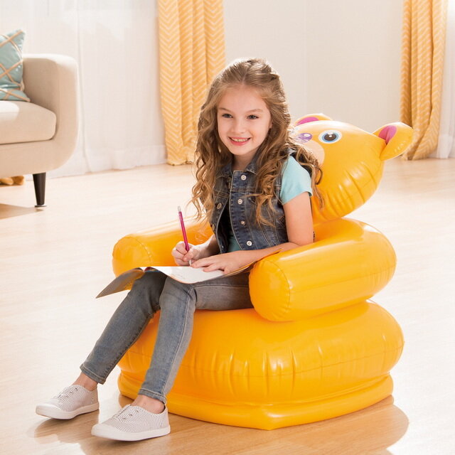 Надувное кресло Медвежонок 74*65*64 см, INTEX, 68556-медв