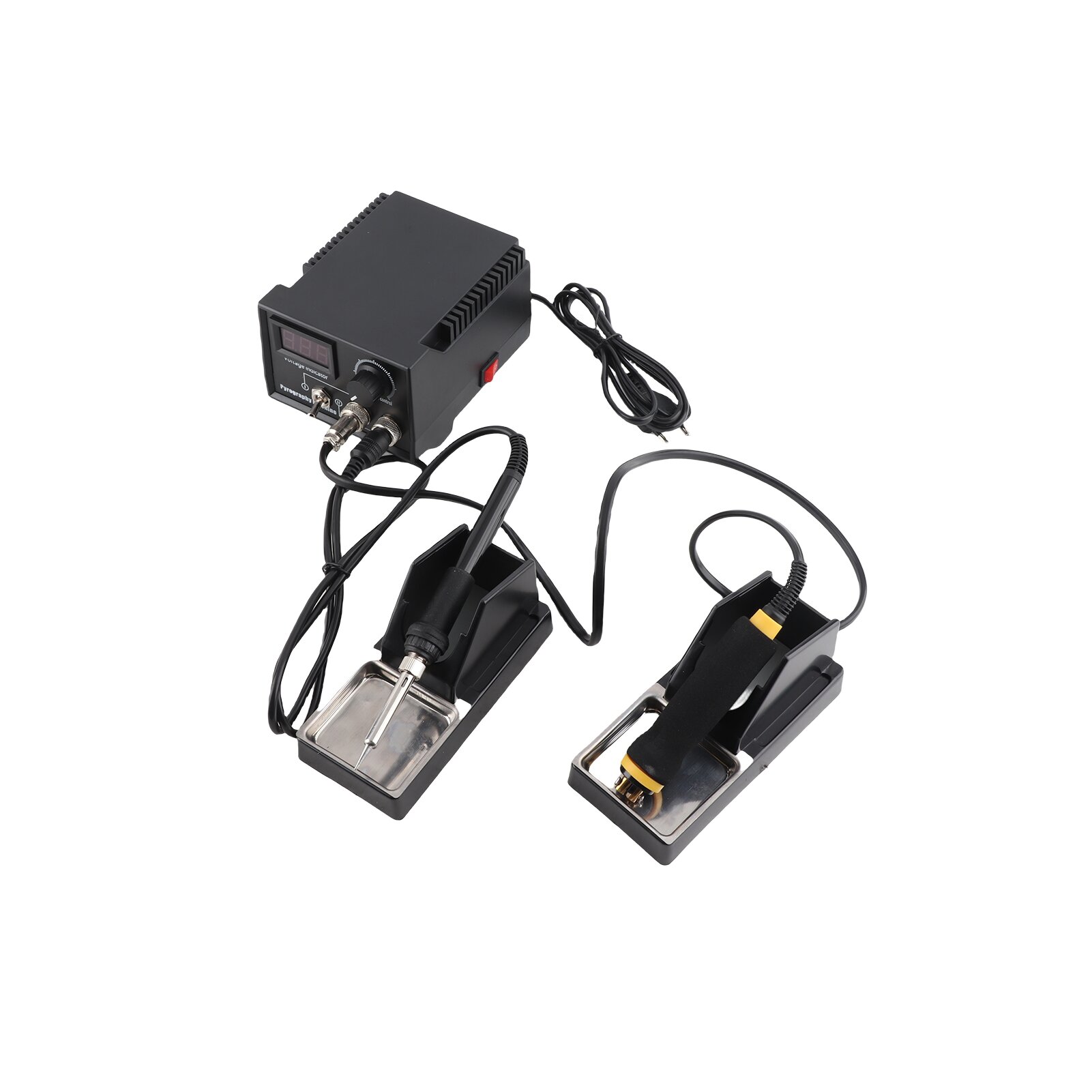 Набор инструментов для выжигания по дереву и коже мощностью 60 Вт, 220 В, 55 предметов, регулируемая температура от 0 до 650 °C, электрический паяльник, набор инструментов для пайки пластика с трафаретами и держателями для ручек, 110–240 В.