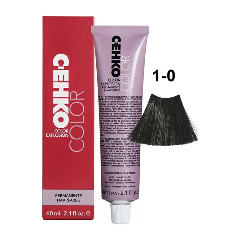 C: EHKO Color Explosion Color Explosion Крем-краска для волос 1/0 60 мл