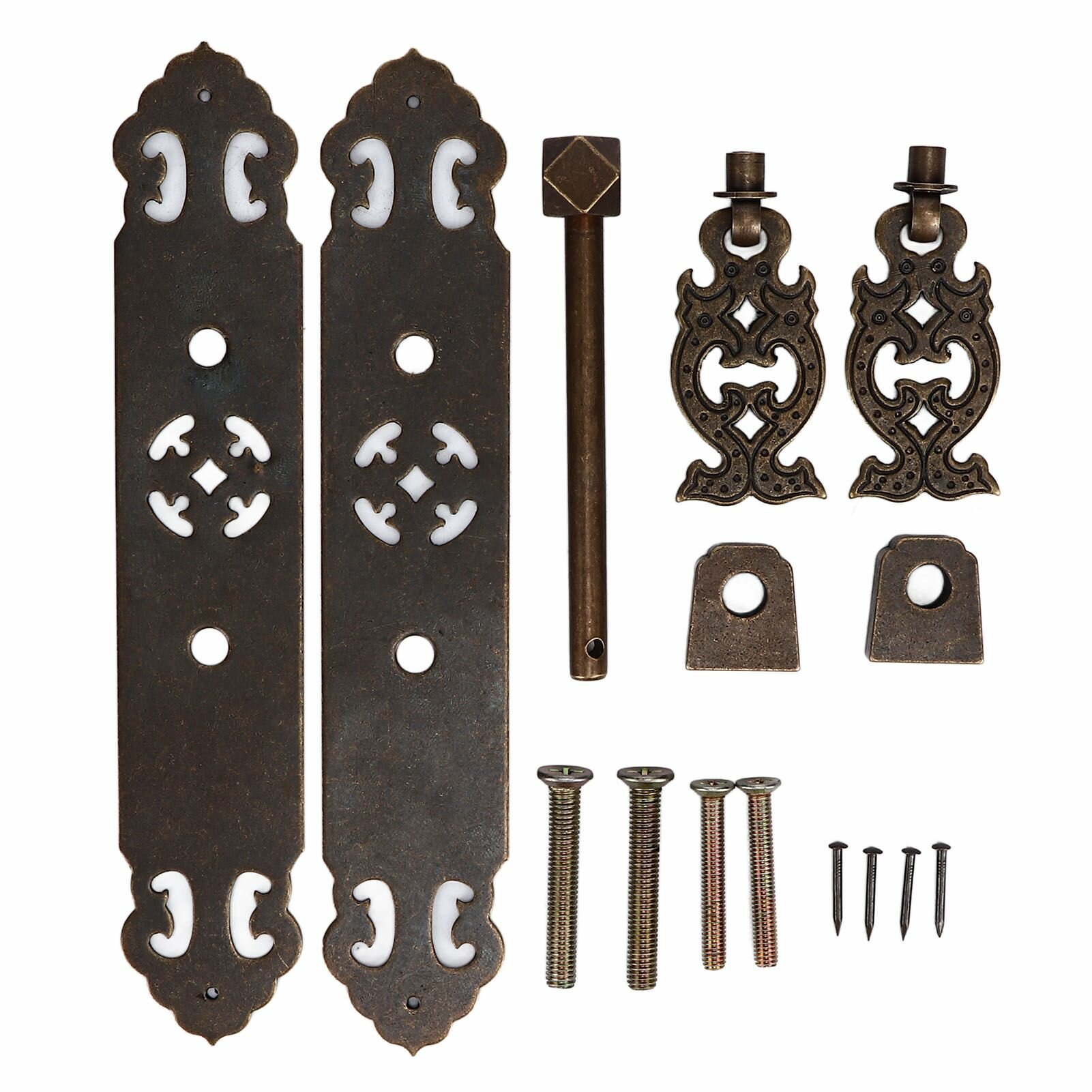 Антикварная ручка ящика, латунь, антикоррозийная, для комодов