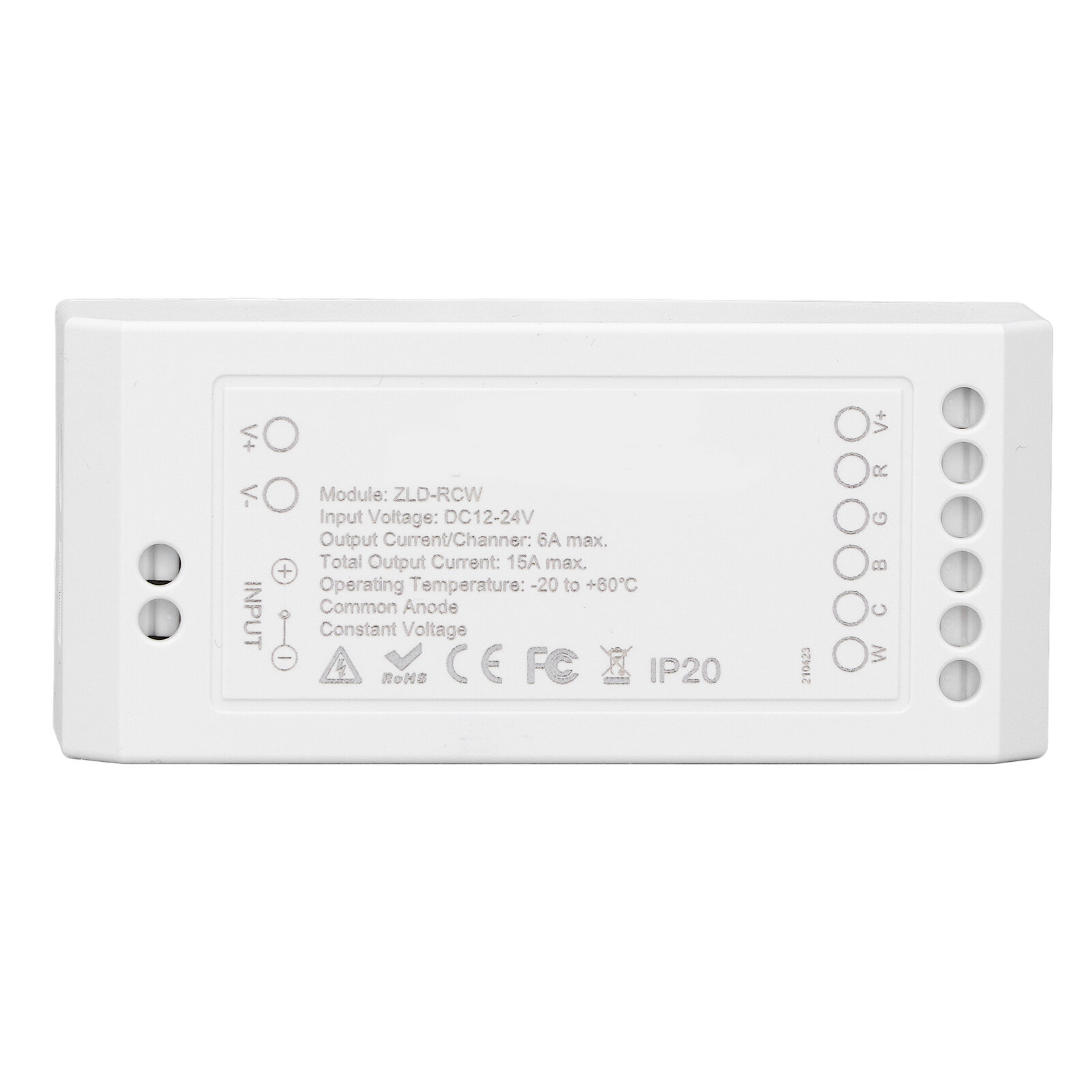 Zigbee LED Strip Controller RGB+CW для умного дома, управление через приложение, 12 24V