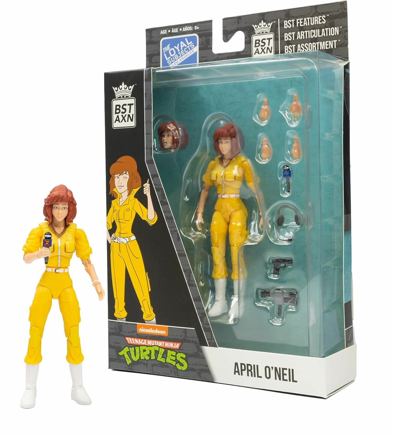 Turtles/bts- Эйприл О'Нил с аксессуарами -enj