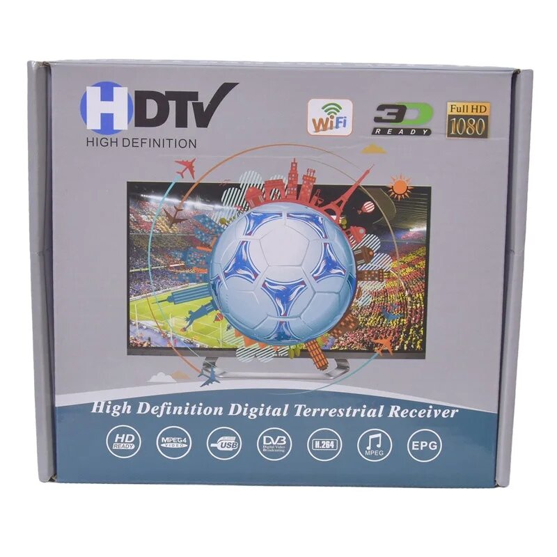 Slimy HDTV DVB-T2 ТВ-приставка — фото 1
