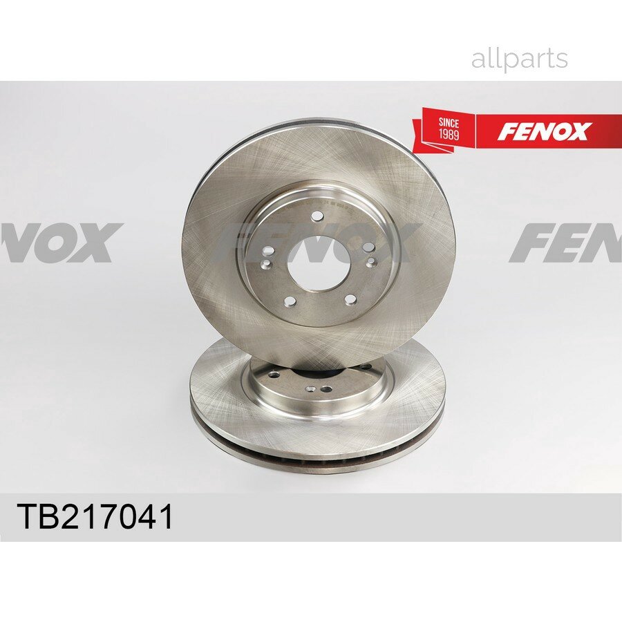 FENOX TB217041 Диск тормозной SSANG YONG ACTYON 10- передний D 298мм.