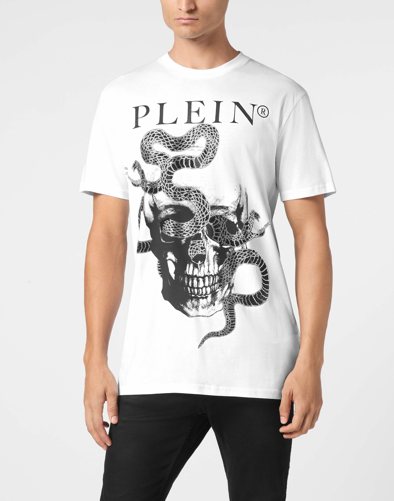 Футболка спортивная PHILIPP PLEIN, размер 48, белый — фото 1