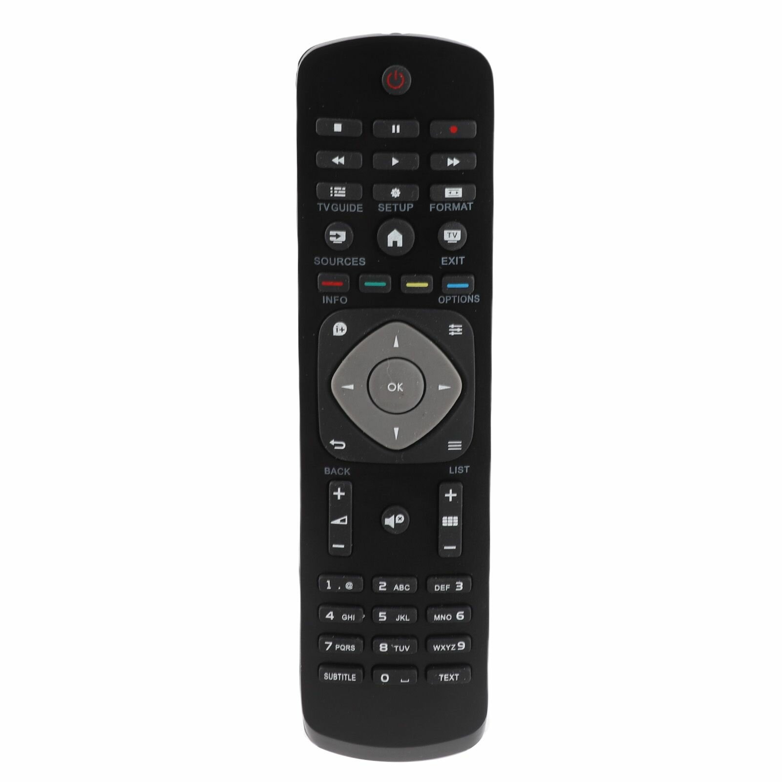 Универсальный беспроводной пульт дистанционного управления для телевизора Philips LCD Smart Digital HDTV, черный, совместим с несколькими моделями