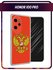 Чехол на Honor 100 Pro / Хонор 100 Про с принтом "Герб России полотно"