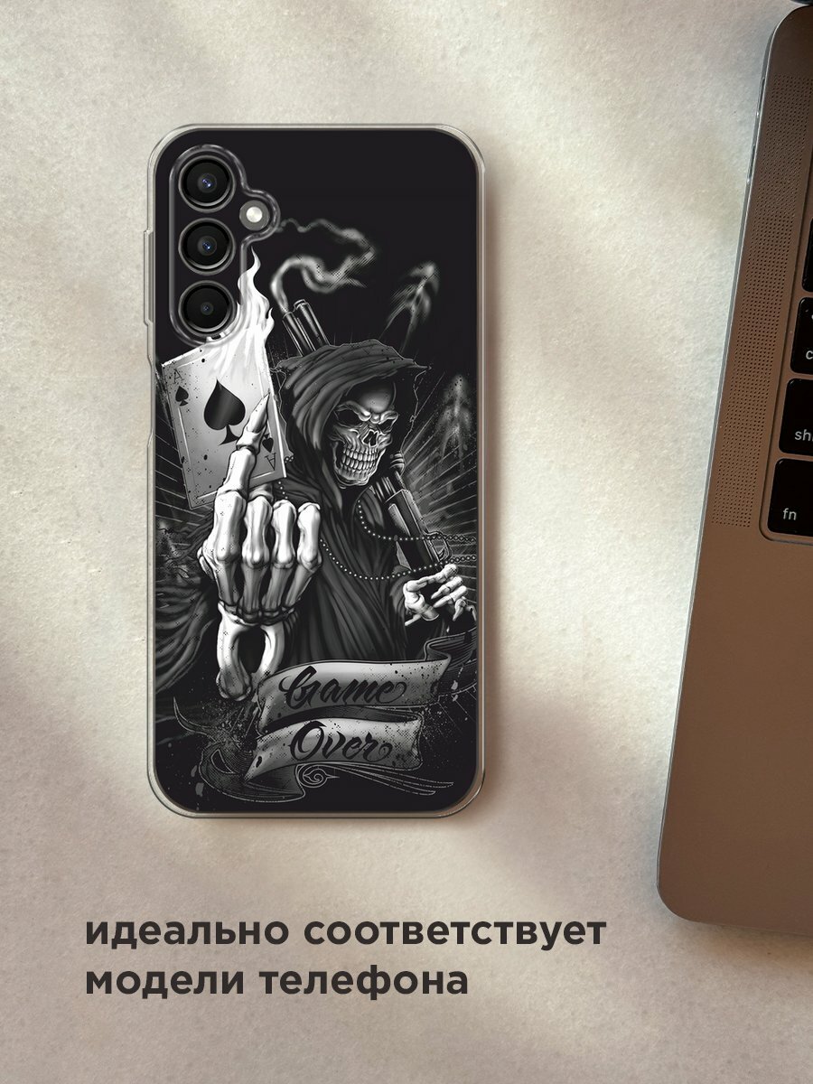 Чехол на Samsung Galaxy A24 / Самсунг Галакси A24 с принтом "Игра закончена" — фото 1
