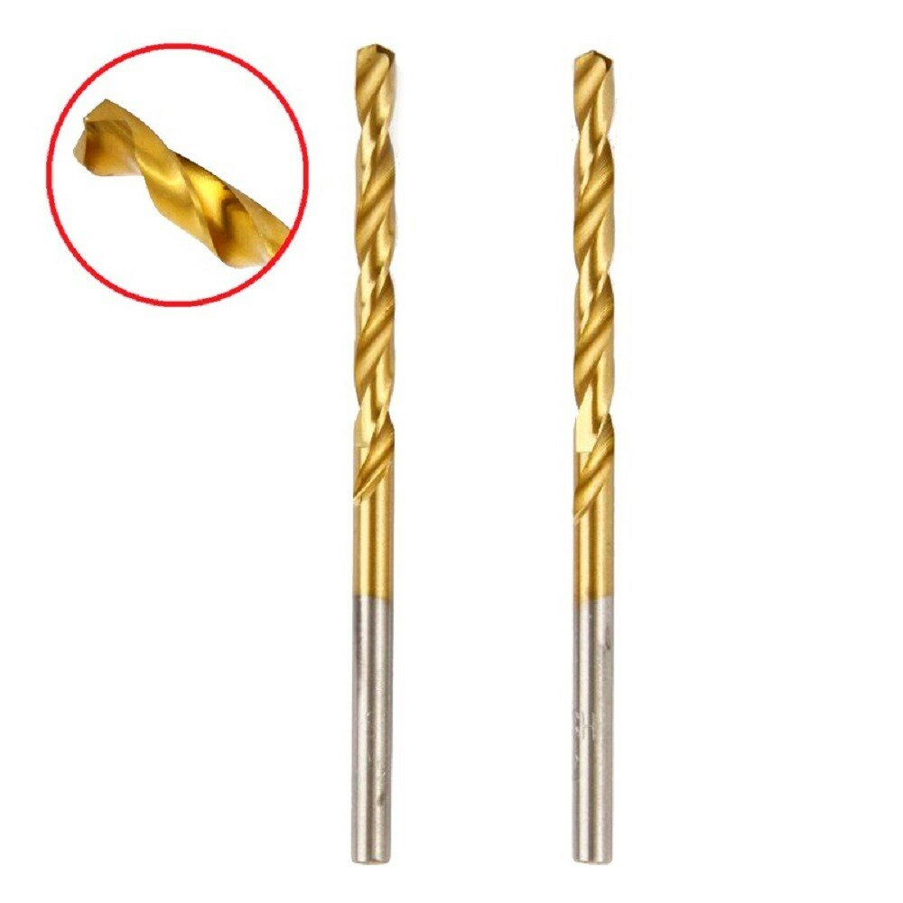 HAMMER 202-107 DR MT Сверло по металлу 3,3 мм 65/36 мм DIN338, 2 шт в наборе