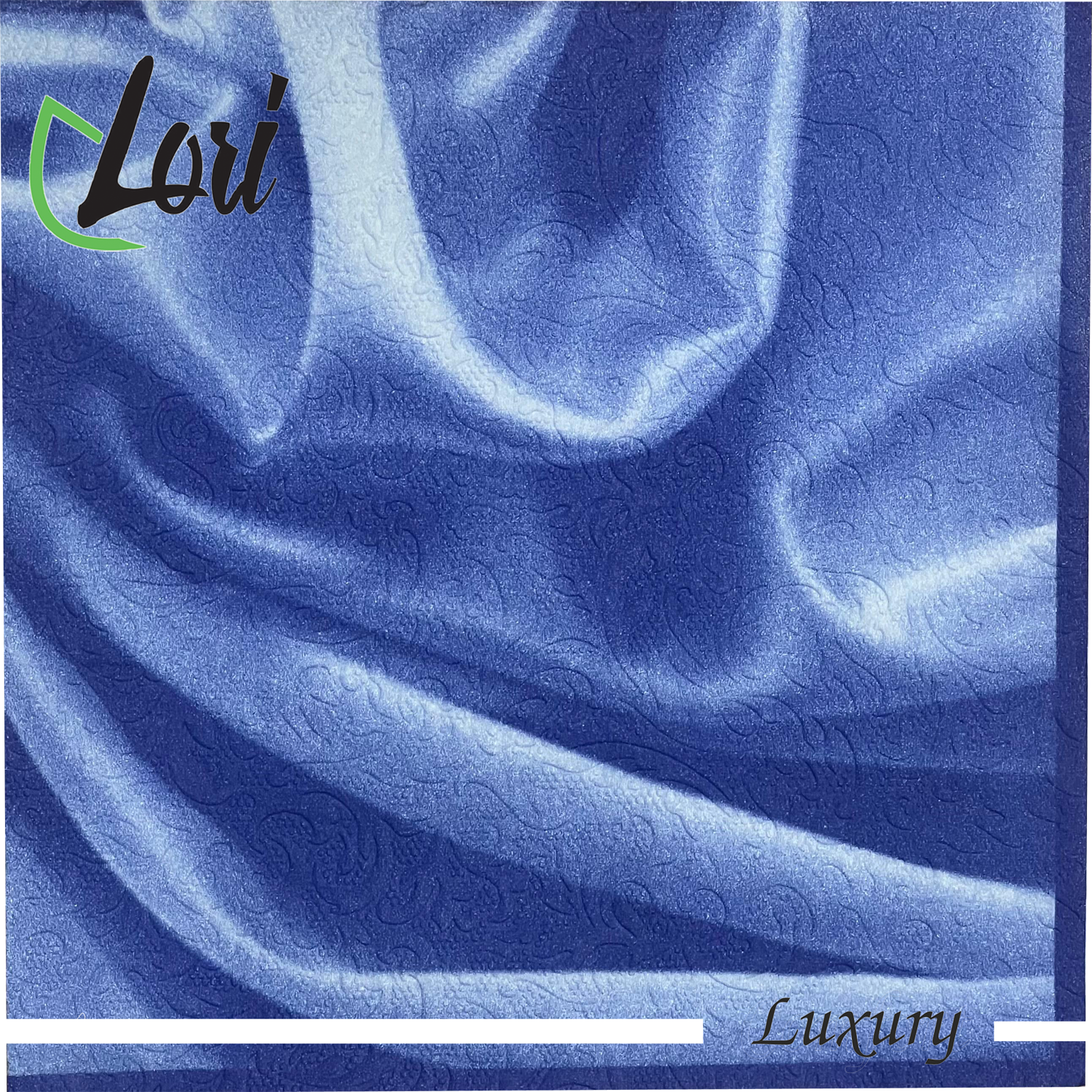 Lori Luxury Синие салфетки бумажные 16 шт 3 слоя 33x33 см для сервировки стола