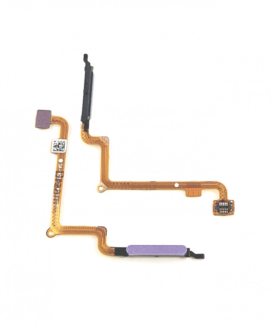 Сканер отпечатков пальцев для Xiaomi Redmi 14C на шлейфе, фиолетовый