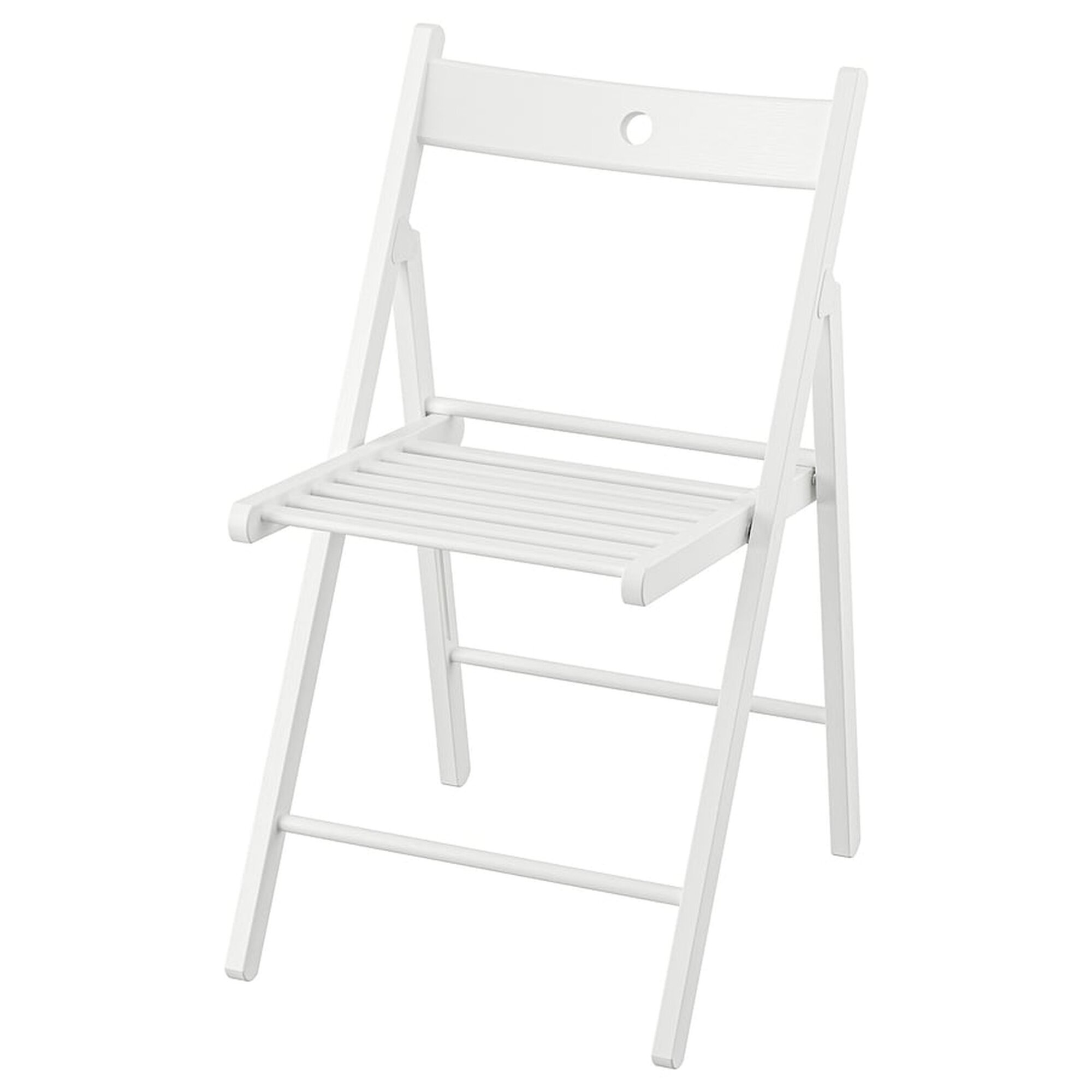 Стул IKEA FROSVI 805.343.29, складной, деревянный, цвет белый