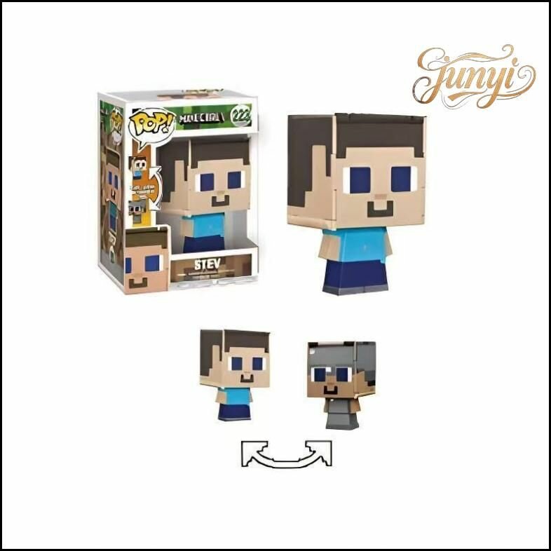 Переворачивающаяся фигурка Minecraft