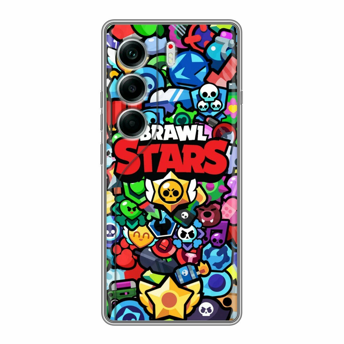 Чехол для Tecno Camon 40 с принтом для мальчиков Brawl Stars (Техно Камон 40) — фото 1