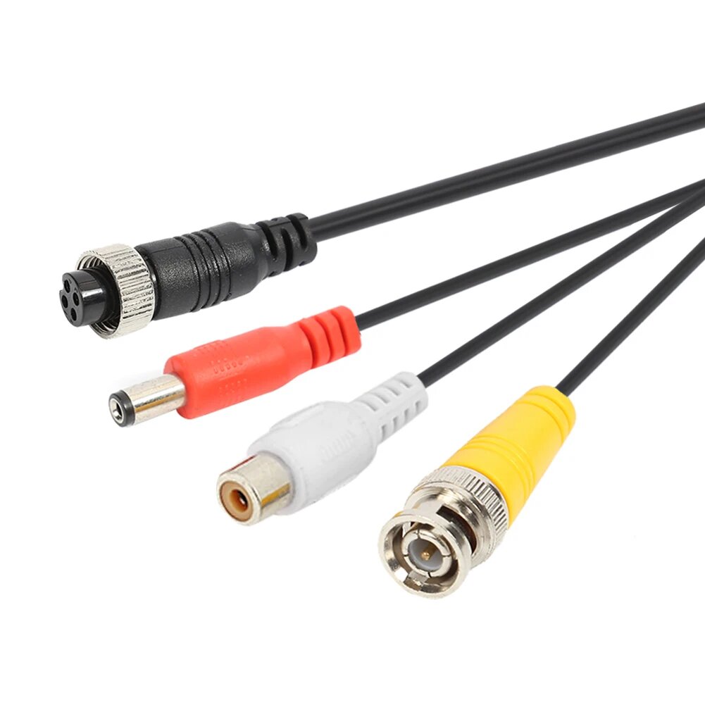 Кабель-адаптер ALLOYSEED M12 на BNC/RCA/DC 40 см