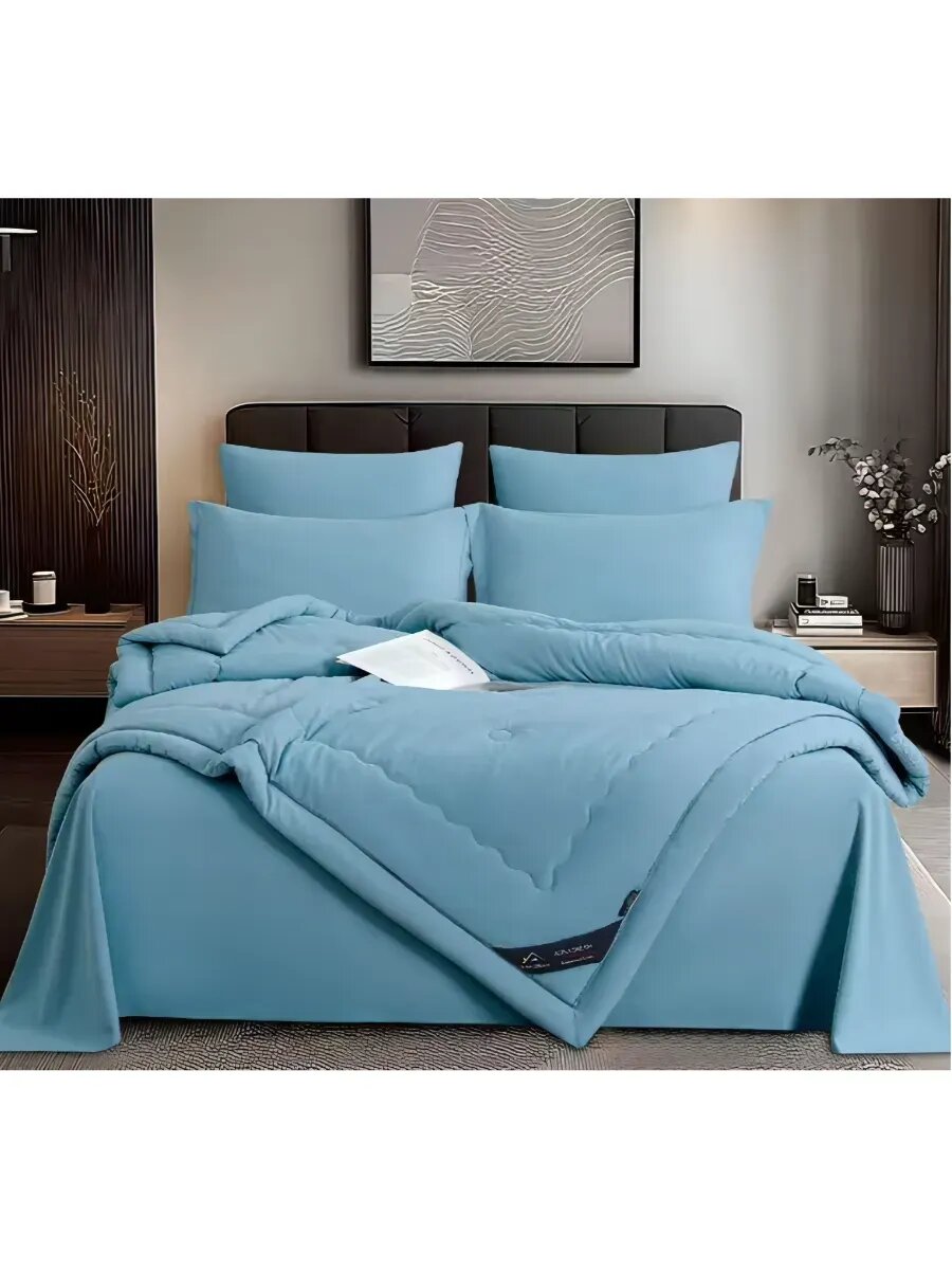 Постельное белье ALINA DREAM, евро, хлопок/микрофибра, шелк, бархат