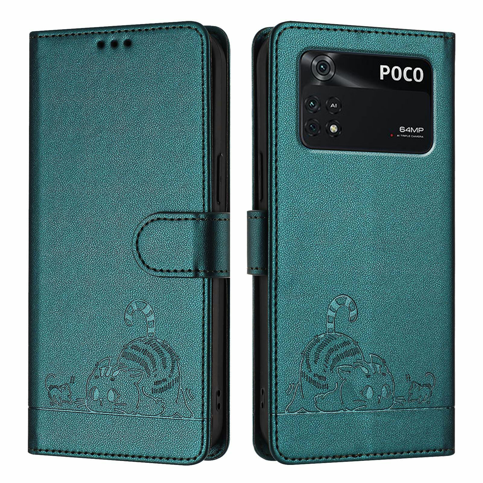 Подходит для Xiaomi POCO M4 Pro 4G( Сяоми Поко M4 Про 4G ) Магнитные пряжки, кронштейны, сейсмостойкие, новинки, подарки