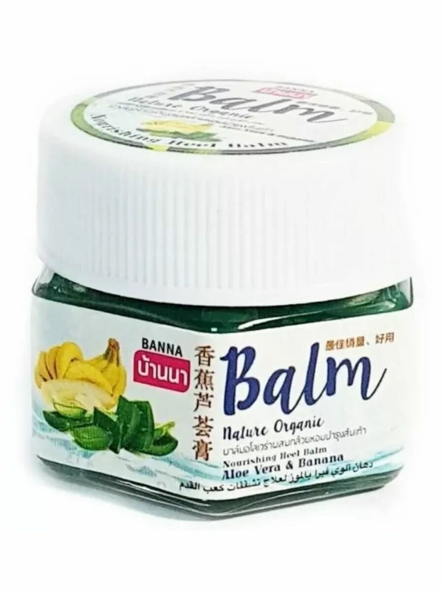 Бальзам для стоп Banna Банан и Алое Вера питающий, 25 гр