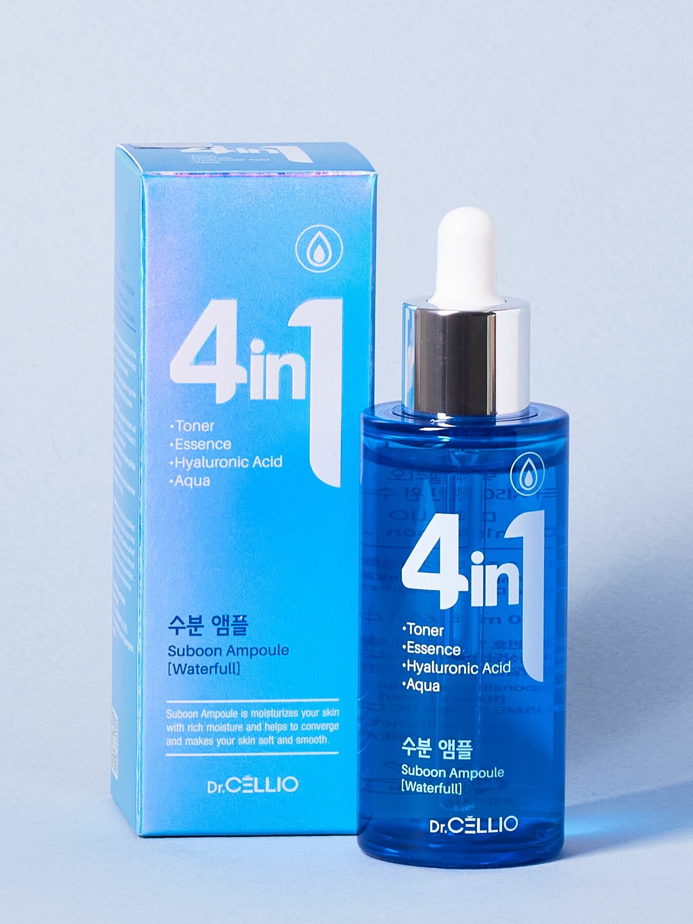 Dr. CELLIO Увлажняющая сыворотка для лица 50мл Dr. G50 4 In 1 Suboon Ampoule Aqua