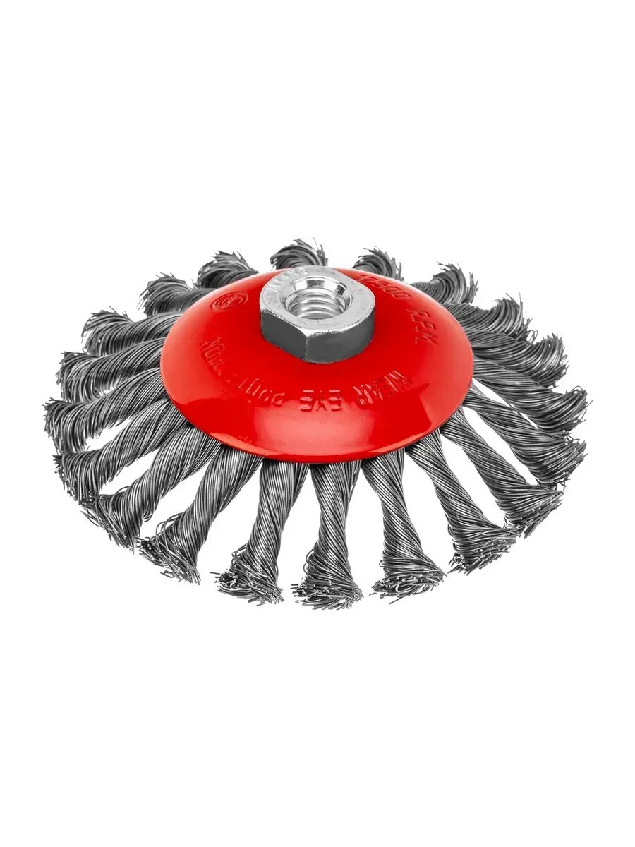 Щетка металлическая для УШМ, 125 мм, "тарелка", MATRIX 74611