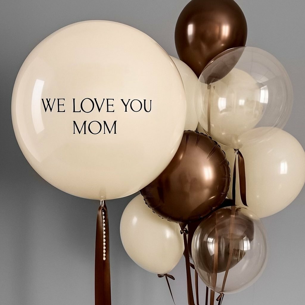 Красивый набор шаров на День Матери