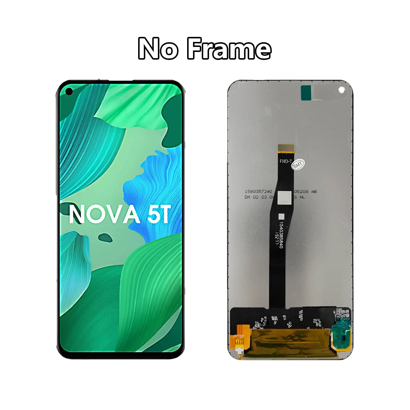 6,26 'для Huawei Nova 5T YAL-L21 L61A L71A ЖК-экран + сенсорный дисплей дигитайзер Замена для honor 20 дисплей с рамкой Black no frame