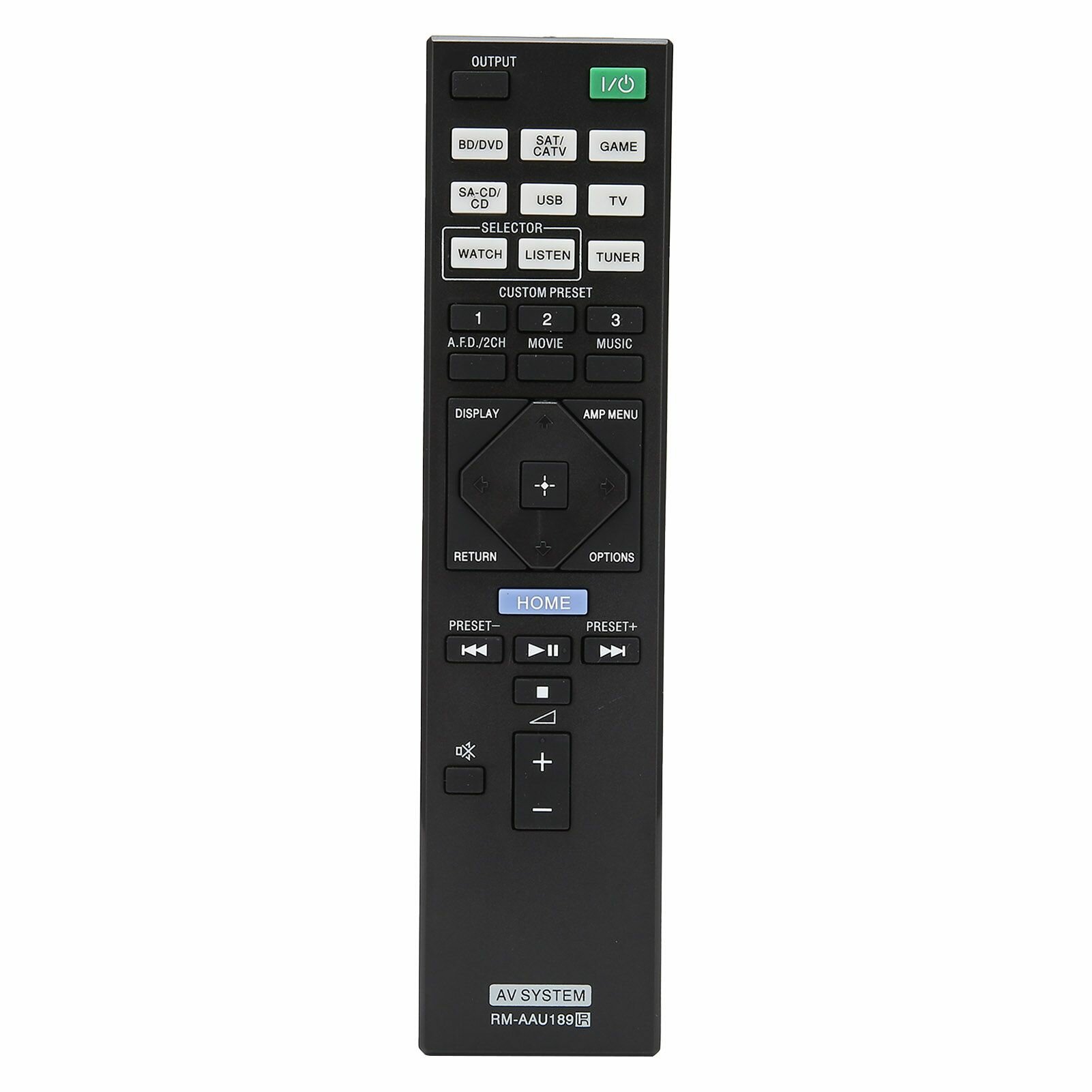 Пульт ДУ AAU189 для Sony AV ресиверов и систем