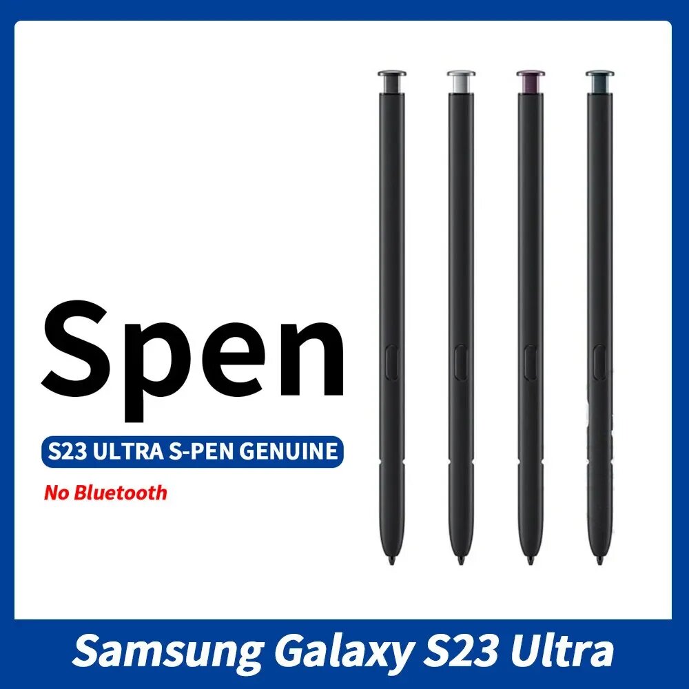 Стилус для Samsung Galaxy S23 Ultra S Pen Встроенный сенсорный SPEN S-Pen Стилус S23U без Bluetooth, Purple