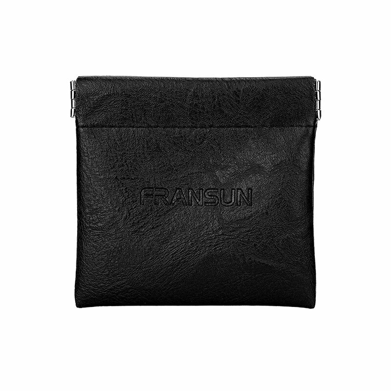 Сумка для хранения наушников Fransun, аксессуары для кабеля для передачи данных, портативный пружинный чехол для наушников, высококачественный мини-органайзер с зажимом