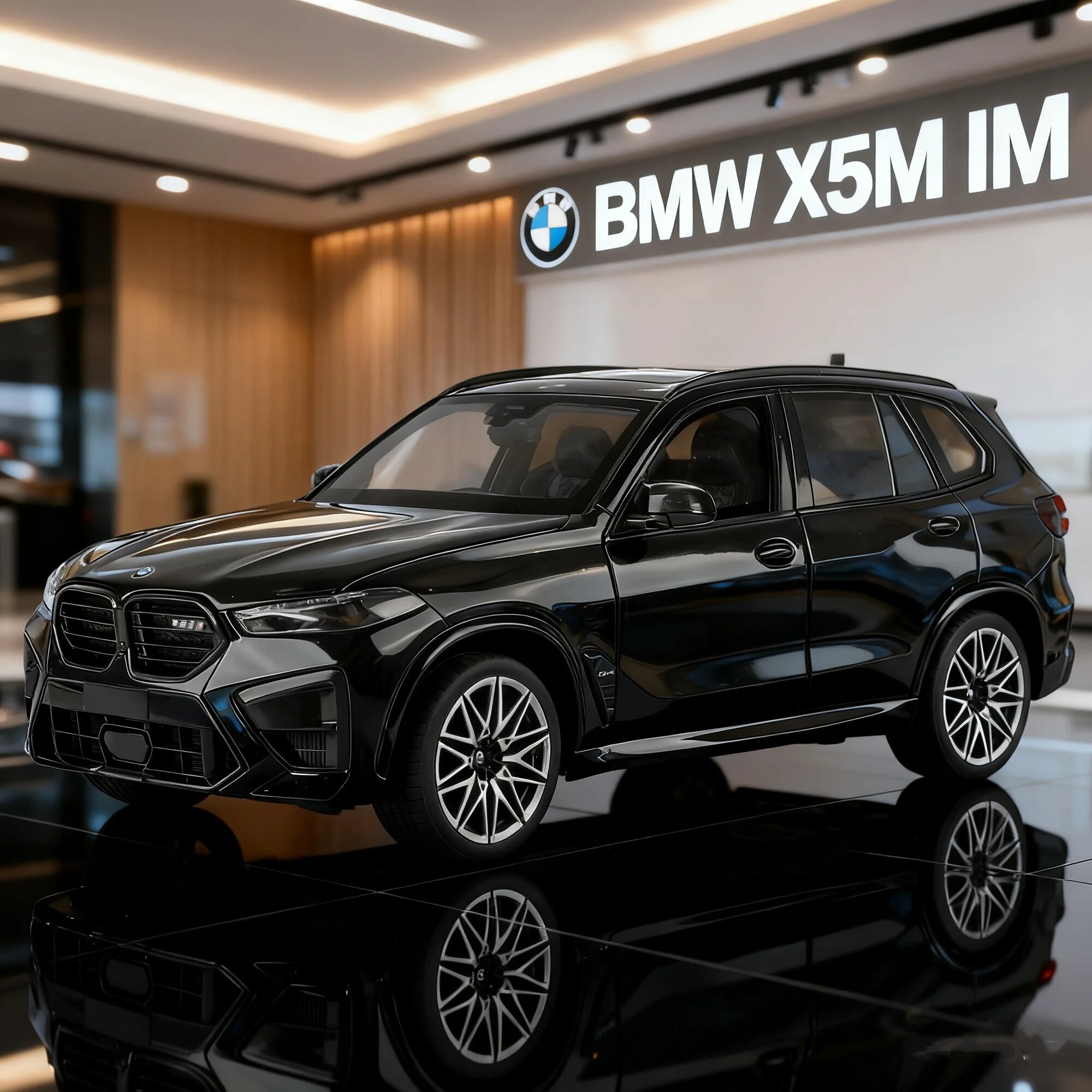 Модель BMW X5M Black 1:18