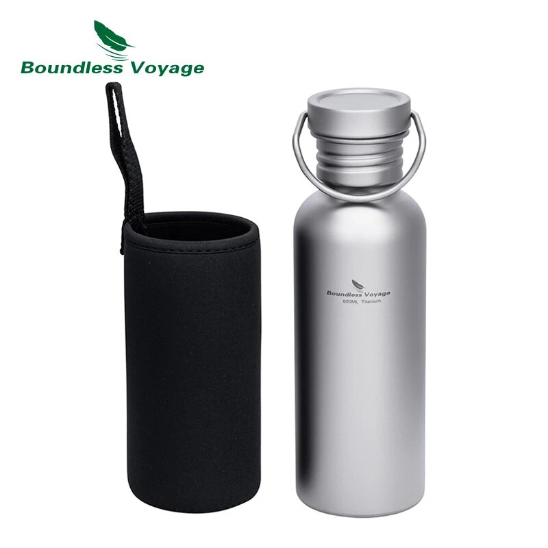 Бутылка для воды Boundless Voyage титановая 600ml-original