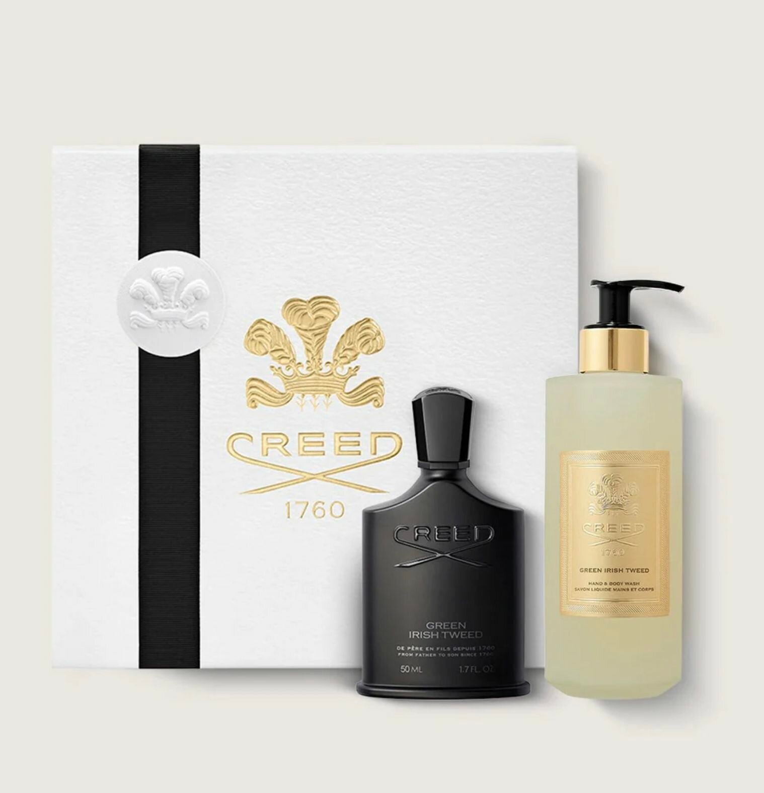 Creed Мужской Подарочный набор Green Irish Tweed Grooming
