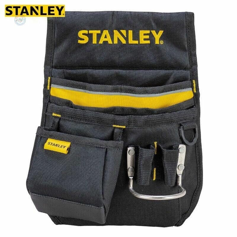 Поясная сумка для инструментов STANLEY с кобурой для шуруповерта, эргономичная монтажная поясная сумка для электриков, сантехников и строителей, удобная поясная кобура для дрели и инструмента
