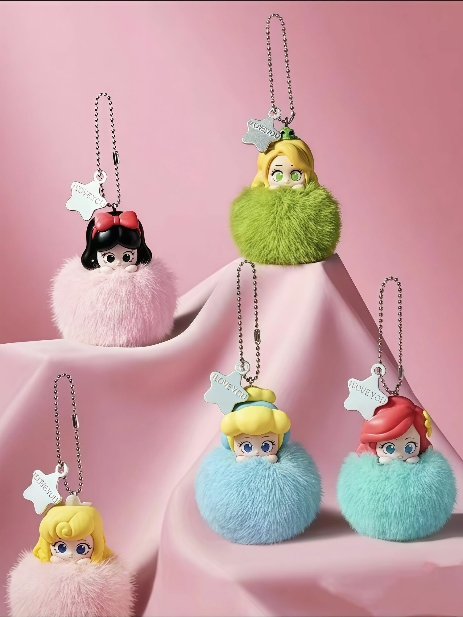 MINISO Мягкая Игрушка/Брелок (Disney Princesses and Villains Series)